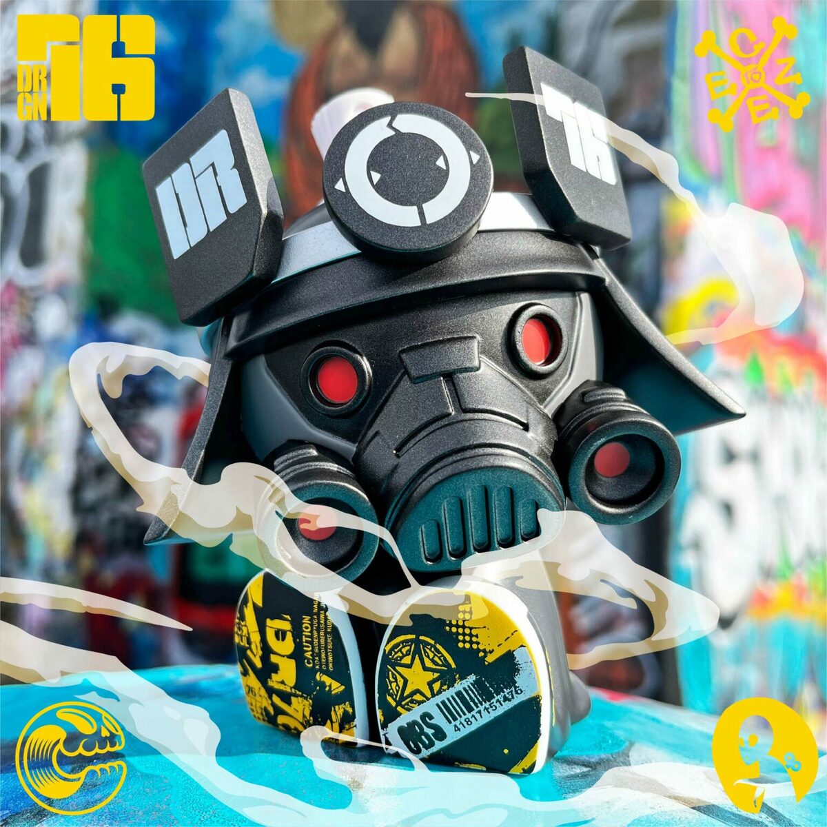 The DR76 Ouroboros Gunmetal Black 5oz Canbot! Dragon76 x Czee13!!