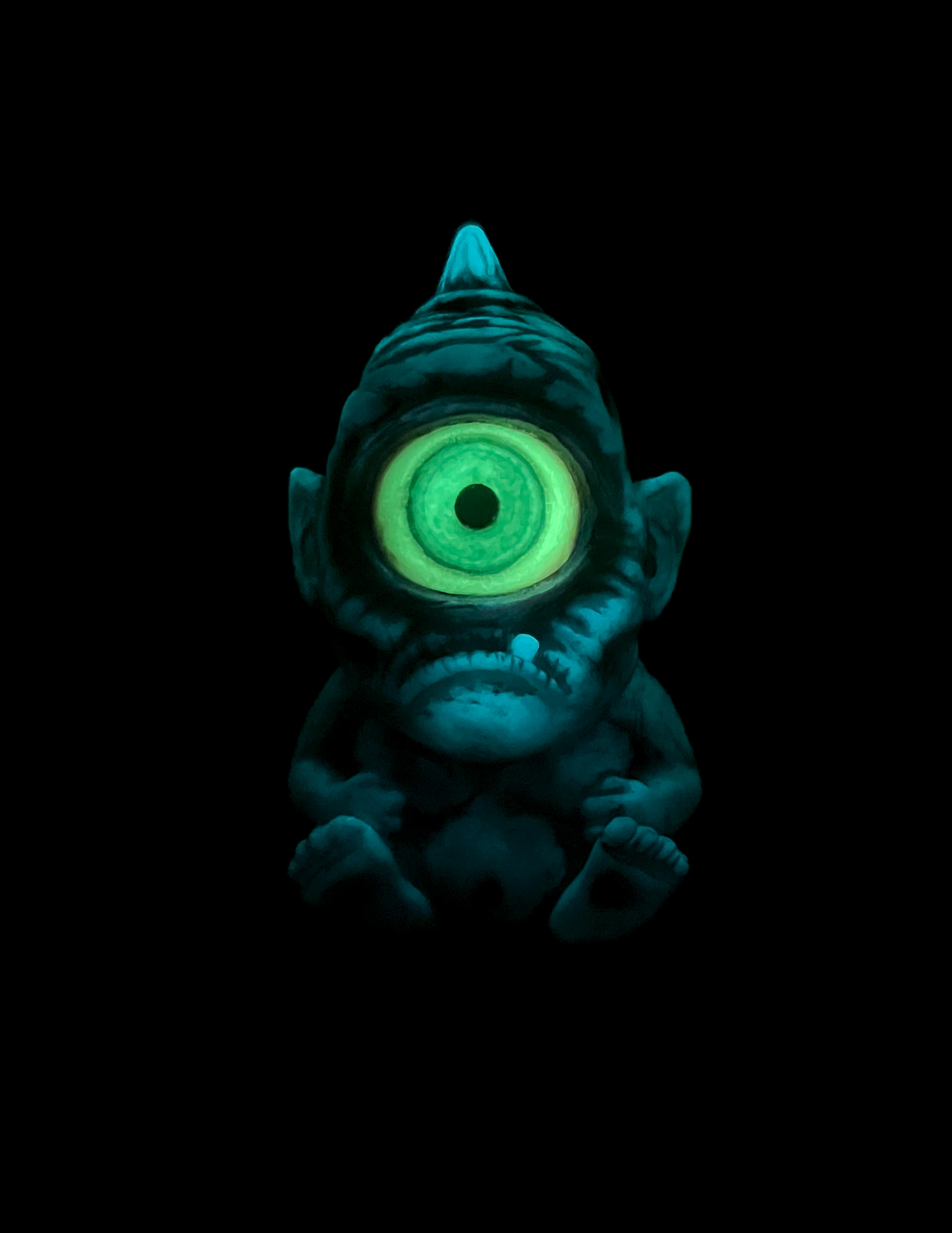 Cyclops - Painted Metallic Green Purple