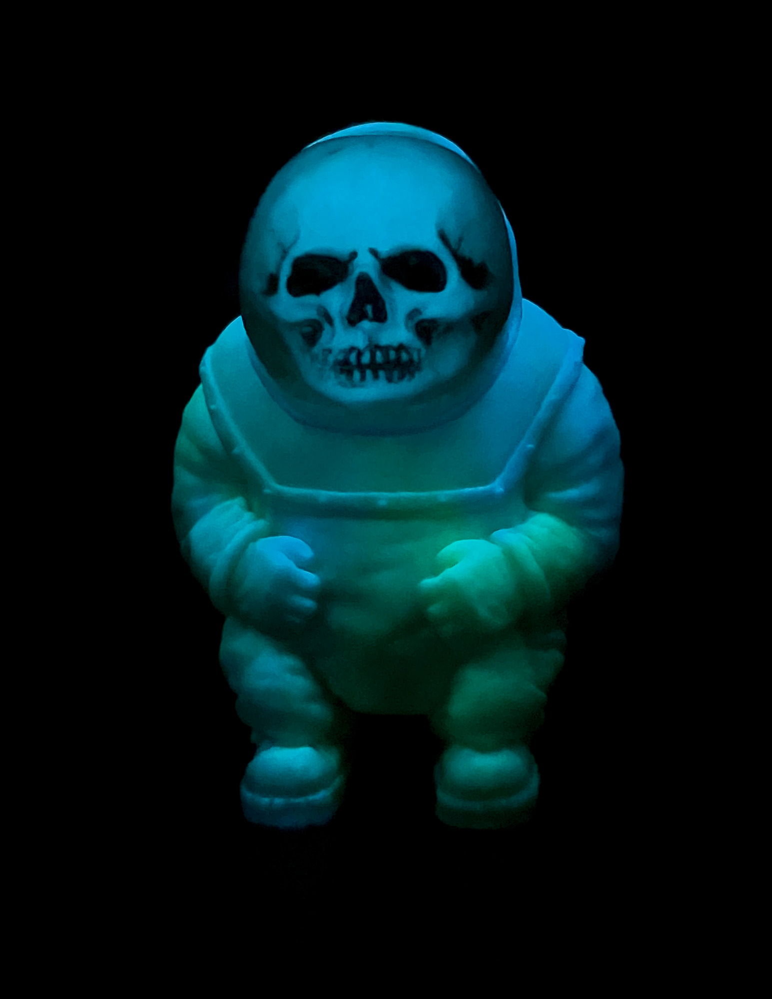 Double Cast Cosmonaut - Green Blue Yellow