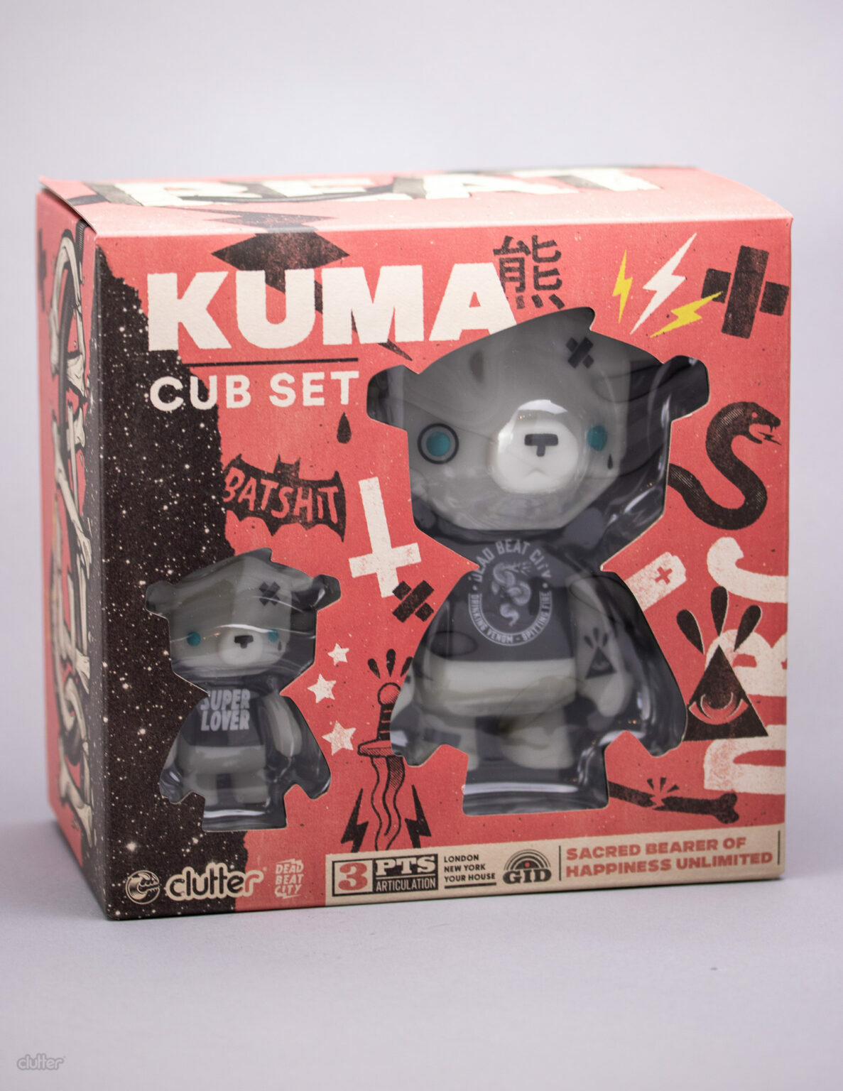 Kuma & Cub Set - Dead Beat Bear!